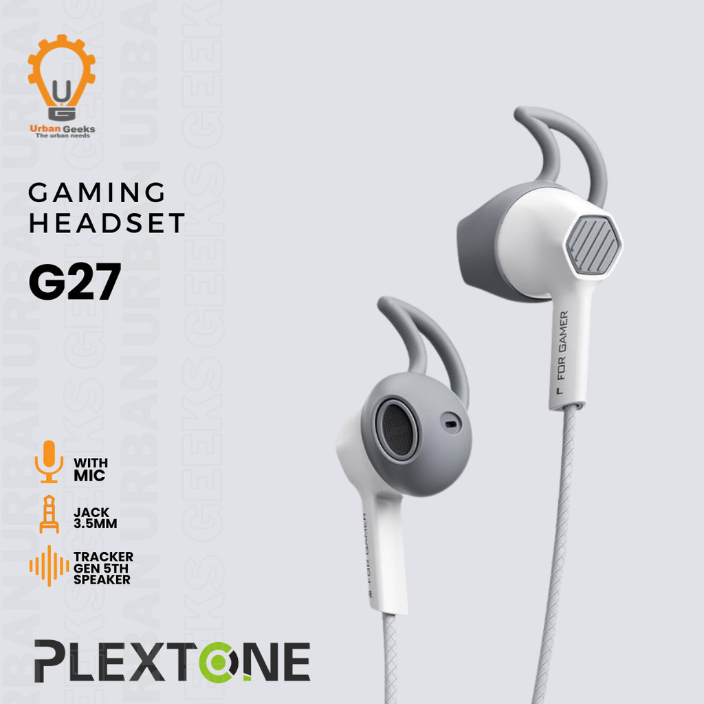 Jual Plextone G27 Semi in Ear Gaming Earphone Gen5 Tracker e-sport ...