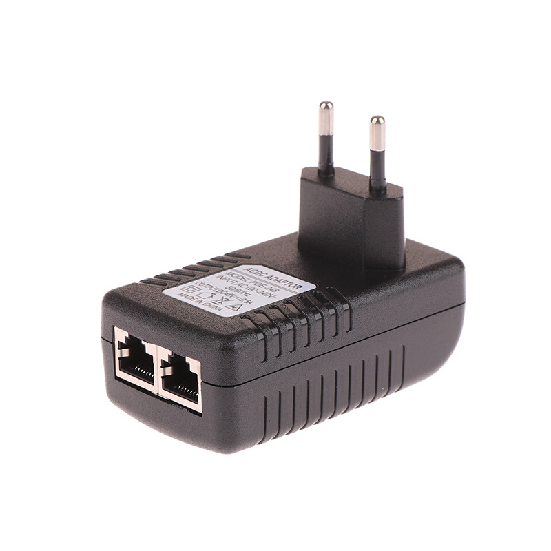 Jual CCTV Security Surveillance POE Power Supply Adapter 48V 0.5A EU ...