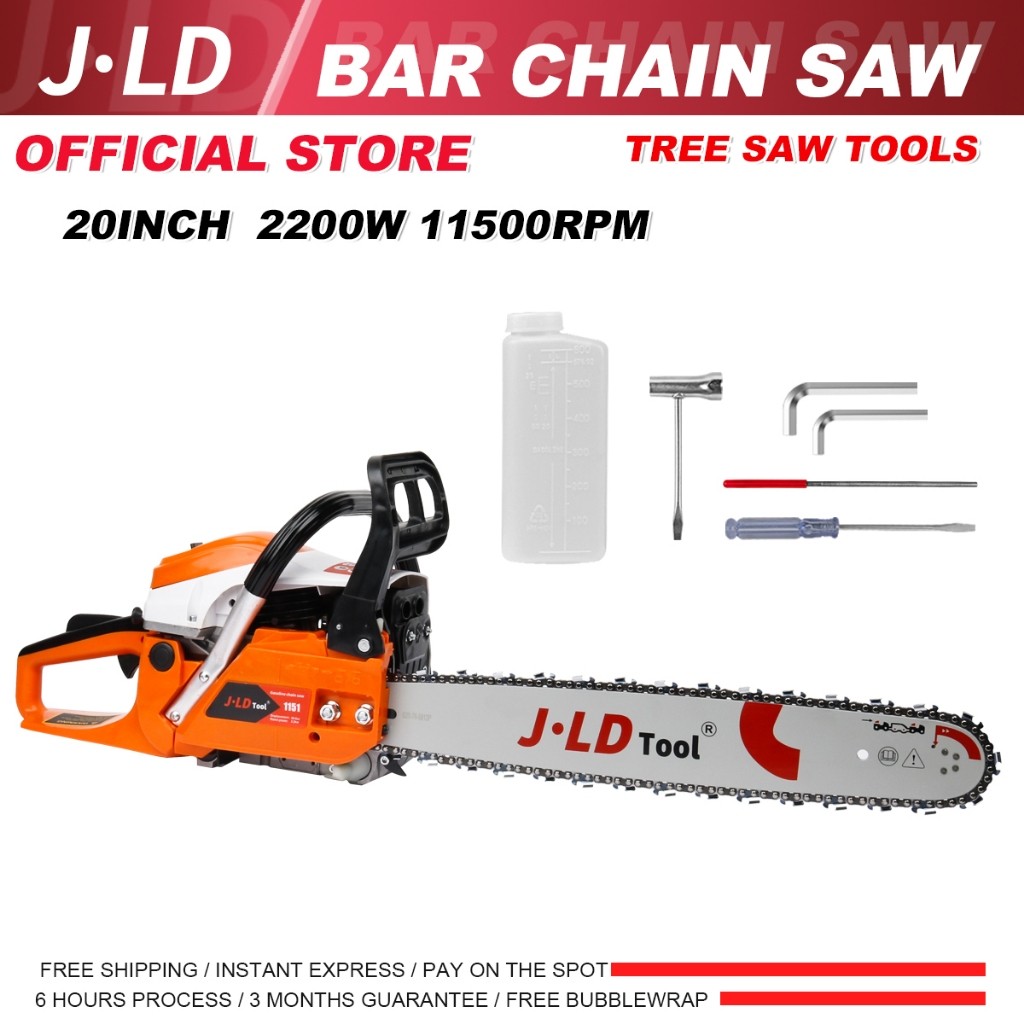 Jual JLD Mesin Potong Kayu 54.6CC Mesin sinso senso Chainsaw 2Tak ...
