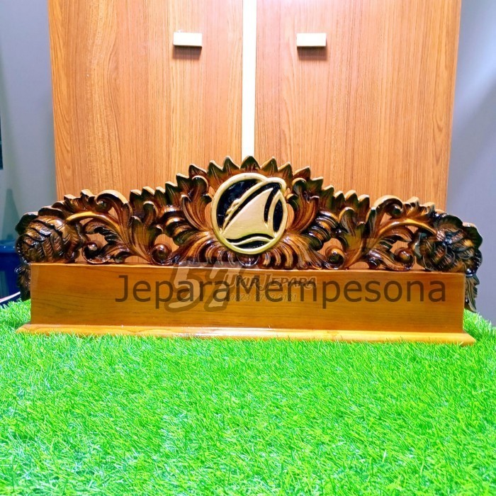 Jual Papan Nama Ukir Khas Jepara - Papan Nama Bahan Kayu Jati Klasik ...
