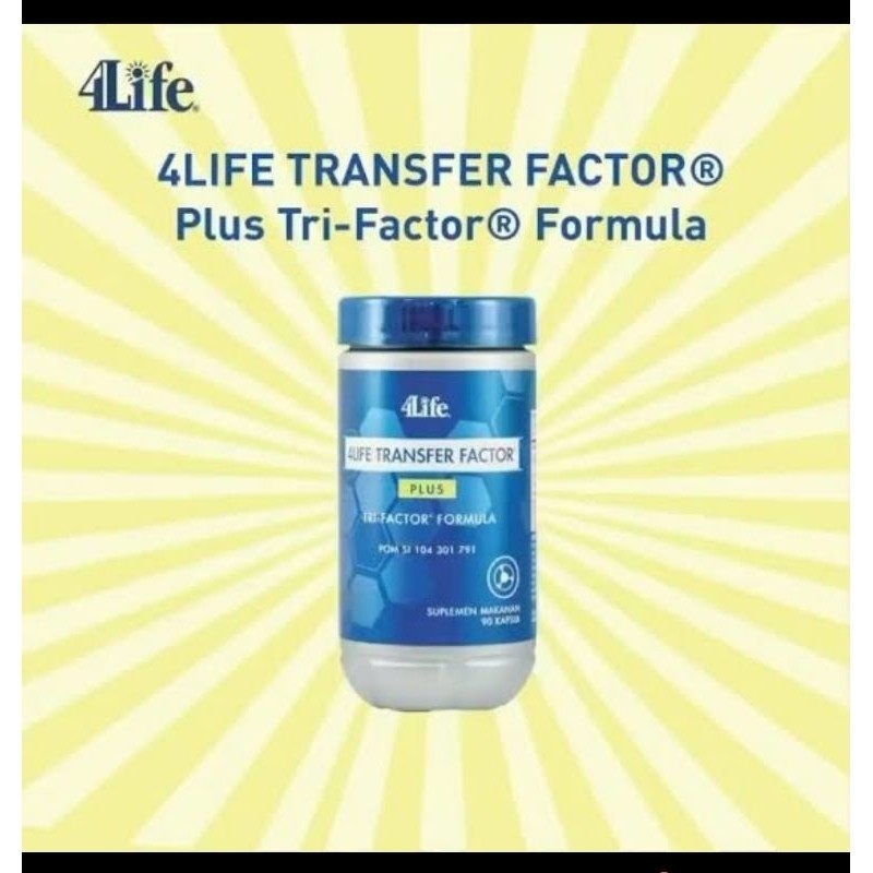 Jual 4life Transfer Factor Plus Isi 90 Original Obat Vitamin Kekebalan ...