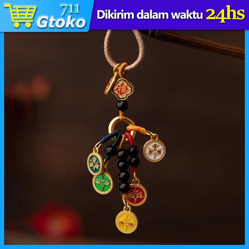 Jual Gantungan Kunci Wu Lu Cai Shen Feng Shui Chinese Tradisional Good ...