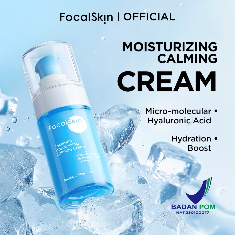 Jual FOCALSKIN Moisturizing Calming Cream 35g Facial Moisturizer Micro ...