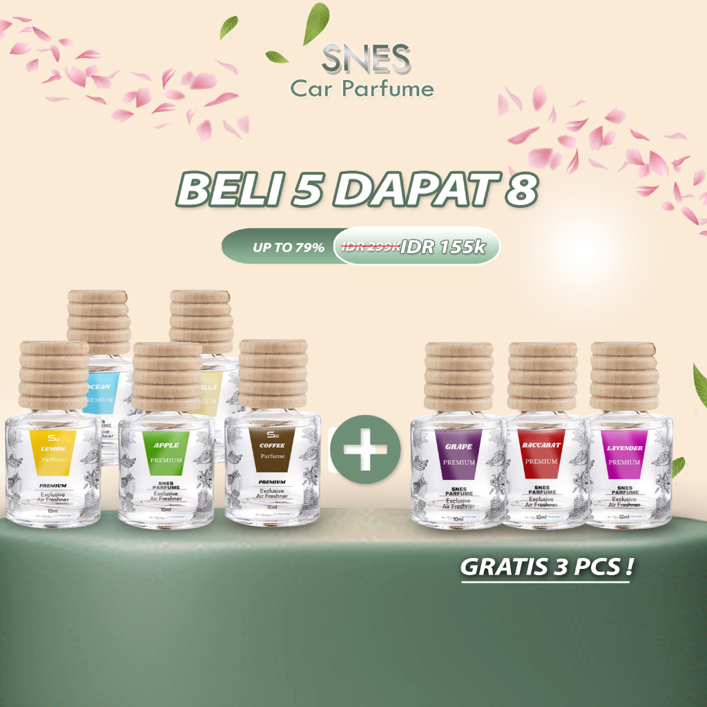 Jual Parfum Gantung Mobil Beli 5 Dapat 8 Pcs | Air Freshener Anti Mual ...