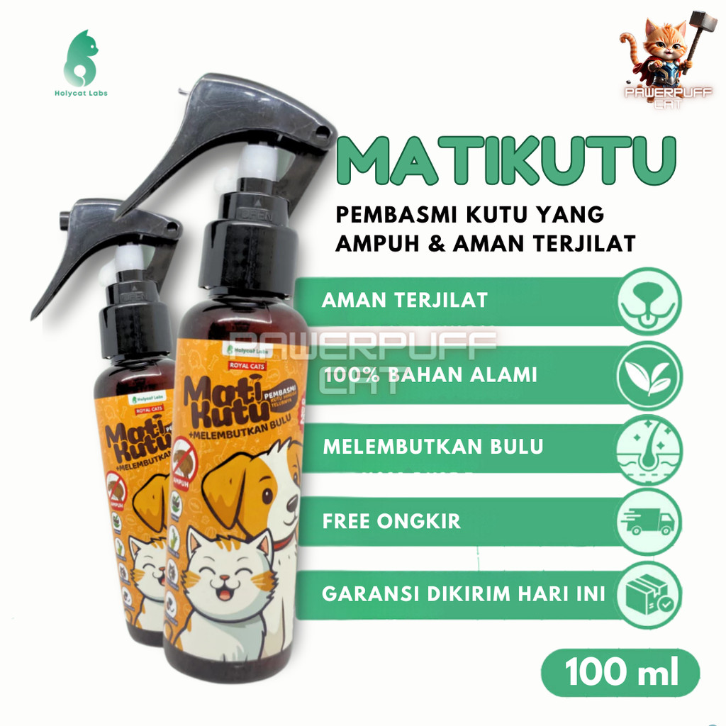 Jual PPC Holycatlabs MATI KUTU 100ML Obat Basmi Cegah Penghilang Telur ...