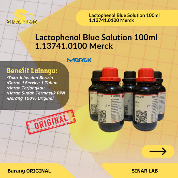 Jual Lactophenol Blue Solution 100ml 1.13741.0100 Merck | Shopee Indonesia