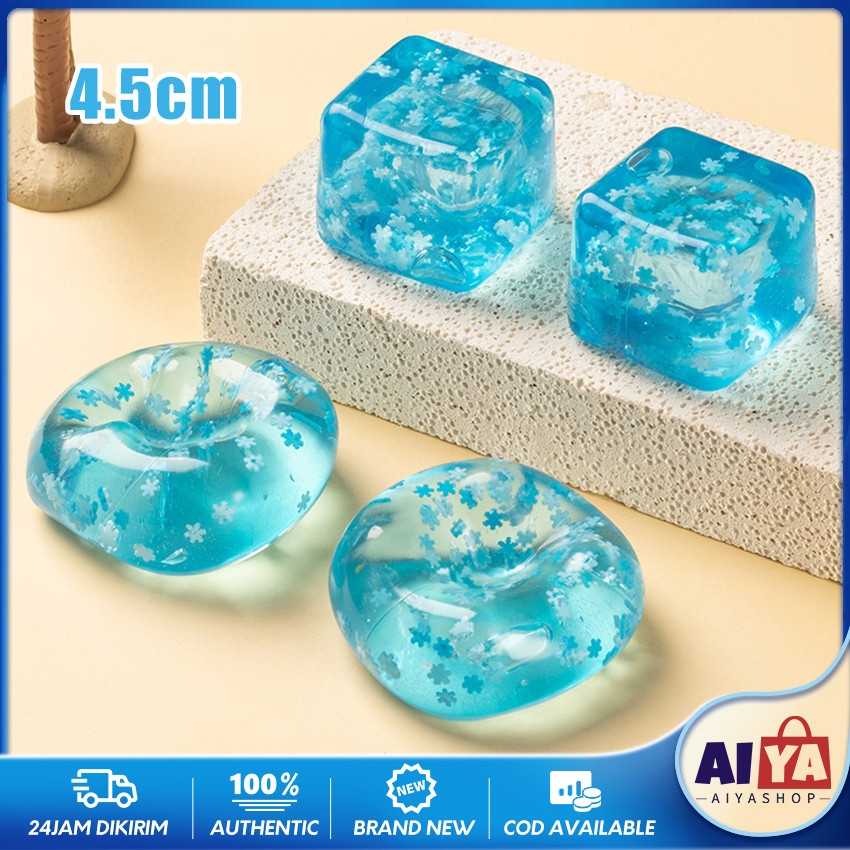 Jual Squishy Ice Block Es Batu Transparan Anti Stress Squishy Squeeze ...