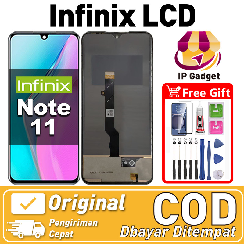 Jual LCD Infinix Note 11 Original Fullset asli Layar hp touchscreen ...