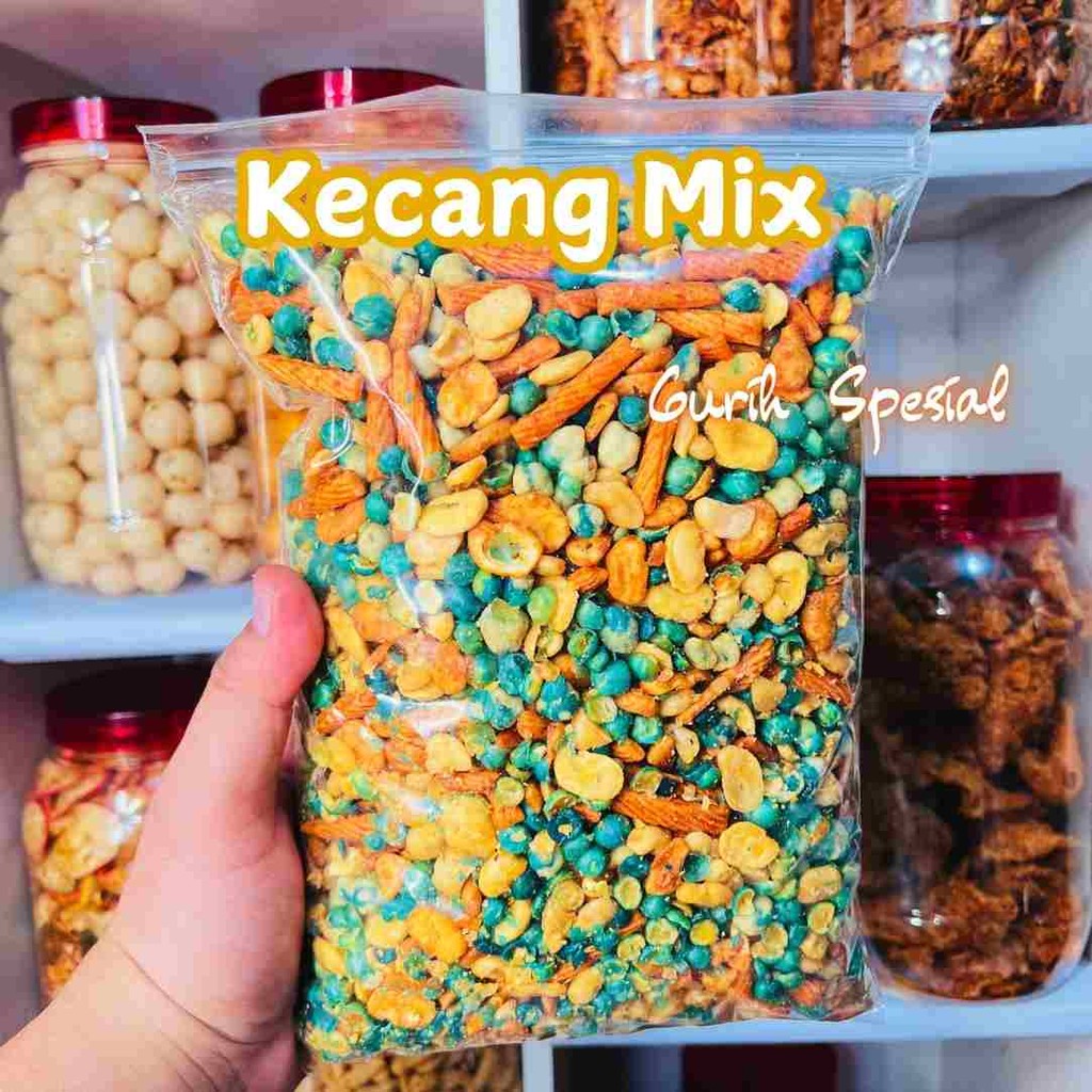 Jual KACANG MIX/KACANG CAMPUR 500gr / MIX / KACANG JAIPONG MIX / SNACK ...