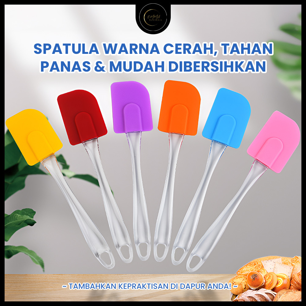 Jual EM SPATULA PENGIKIS KUE BAKING SCRAPER | Shopee Indonesia