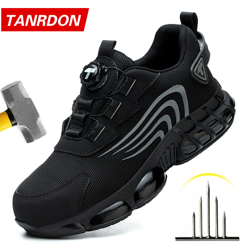 Jual Rotary button new safety shoes for men, antiimpact and ...