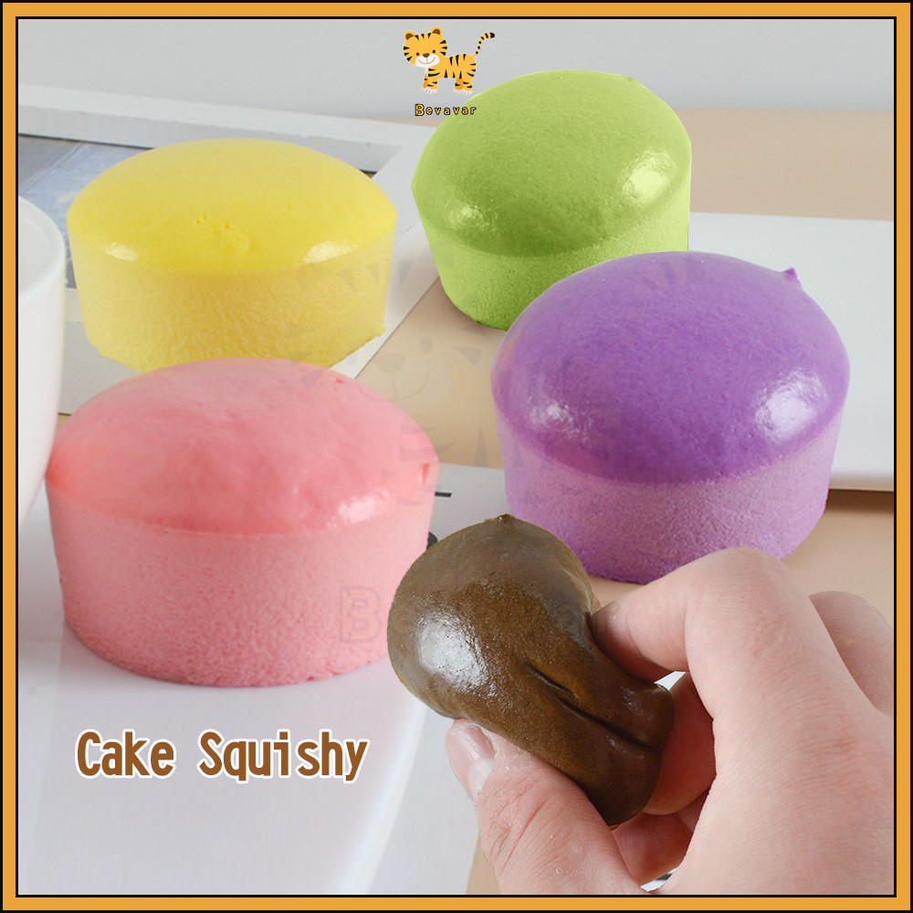 Jual ID Bevavar Cake Squishy Mousse Sticky Cake Squishy Super Lembut ...