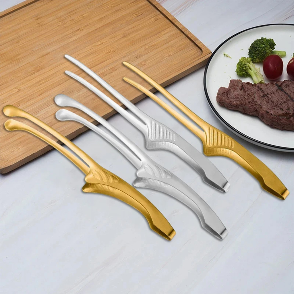 Jual 10inch Klip Anti Slip Barbekyu Stainless Steel BBQ Penjepit Gadget ...