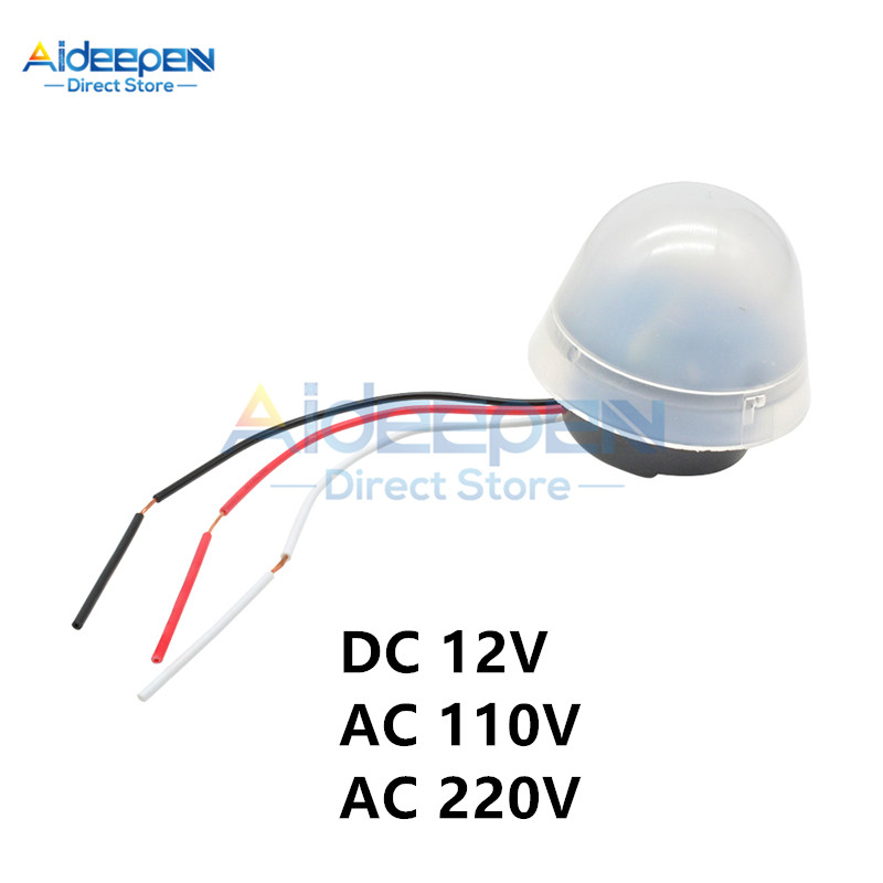 Jual AS-20 DC 12V AC 110V 220V 10A Sensitive Auto On Off Photocell ...