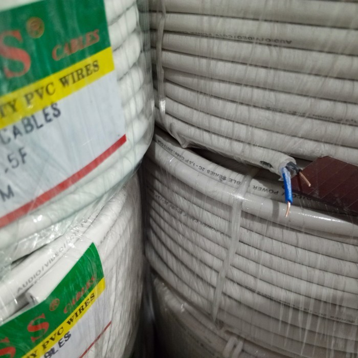 Jual Kabel BESS @50M kawat tembaga campuran 2X1,5 CAMPURAN KABEL KAWAT ...