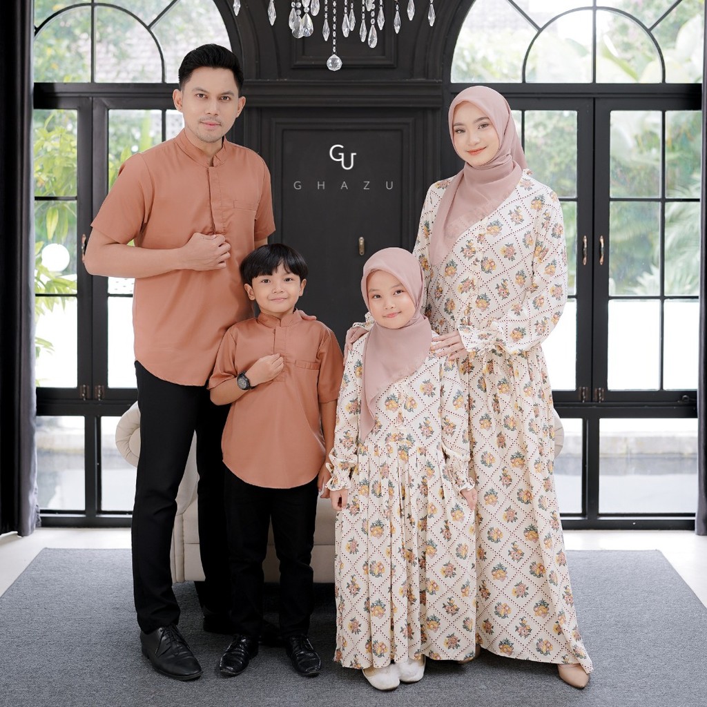 Jual Ghazu Hermosa Family Set Baju Couple Keluarga Sarimbit Lebaran ...