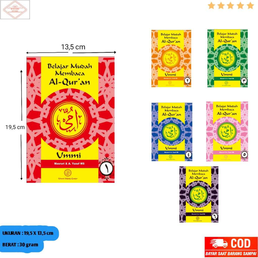 Jual Buku Metode Ummi Lengkap - Belajar Membaca AL QURAN - Buku UMMI / R B | Shopee Indonesia