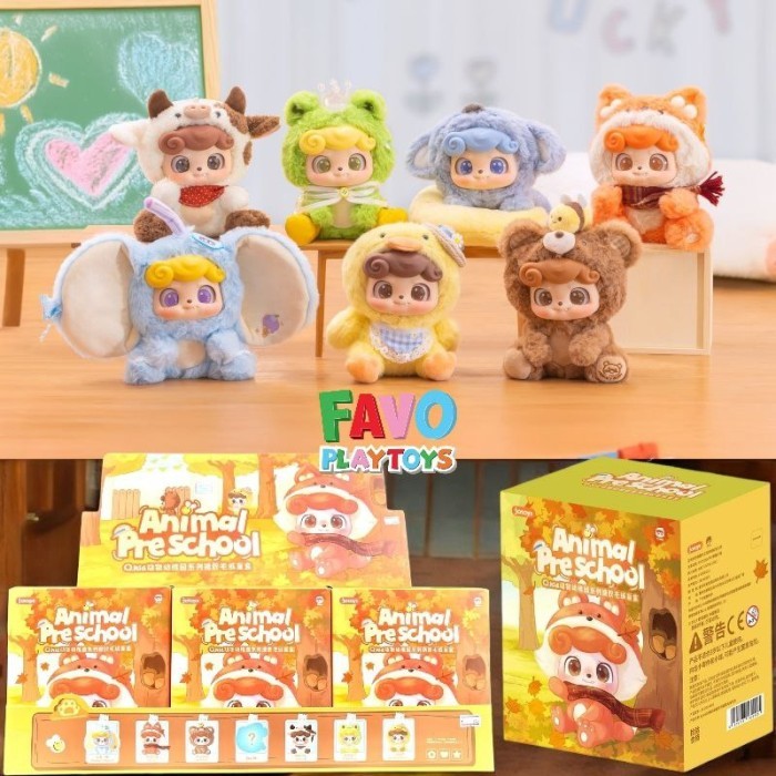 Jual JOTOYS x Q Kid Animal Preschool Series Plush Dolls Blind Box QKid ...