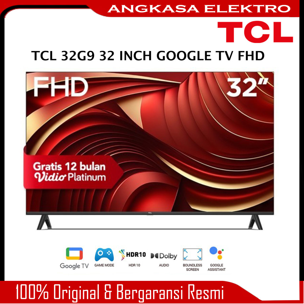 Jual TCL 32 Inch Google TV - FHD - Dolby Audio - Google Play/Netflix/Youtube - Wifi/Bluetooth ...