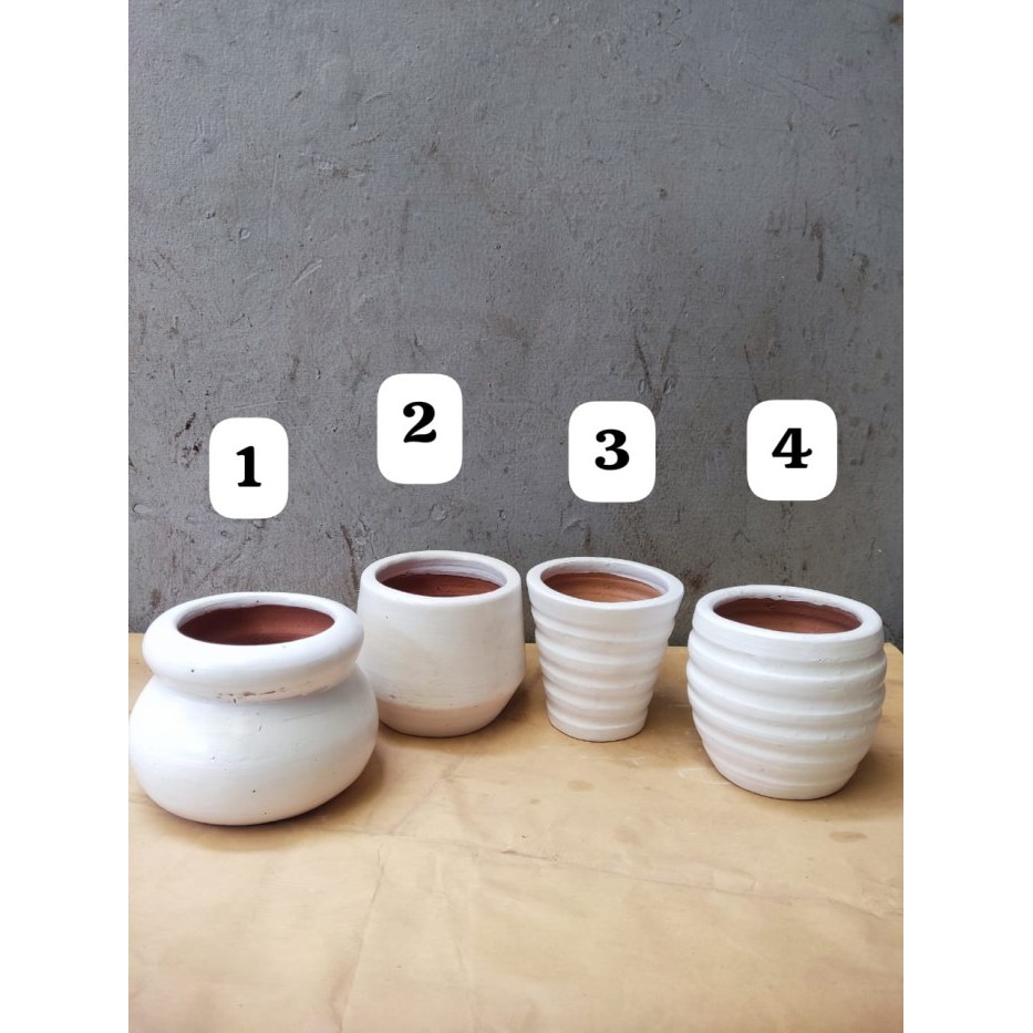Jual pot gerabah kecil,pot meja kerja,pot interior,pot kaktus,vas bunga ...