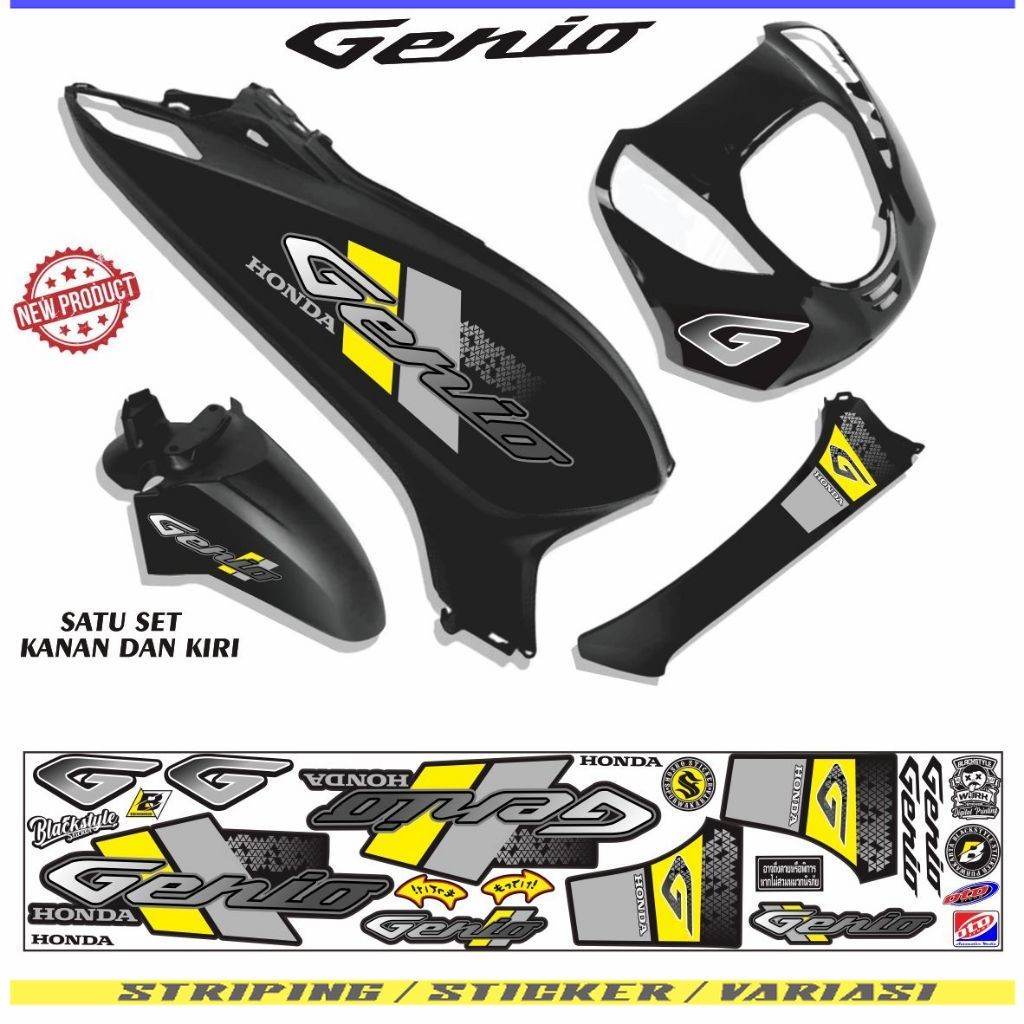 Jual STRIPING MOTOR VARIASI STRIPING MOTOR LIS HONDA ALL GENIO STRIPING ...