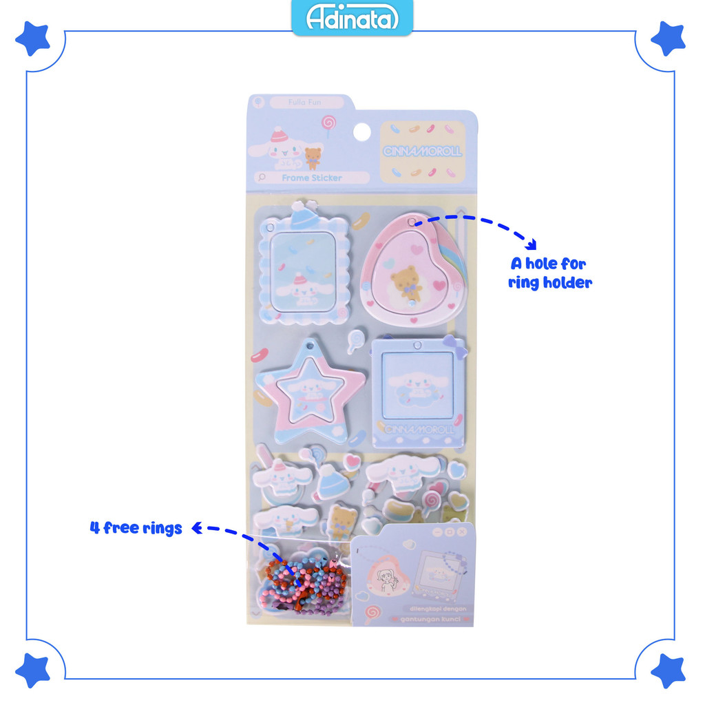 Jual Cinnamoroll Frame Stickers 2417-6188 / Stiker - Adinata | Shopee ...