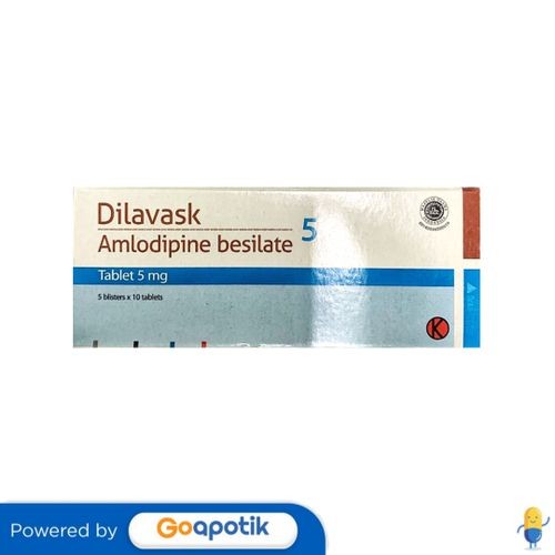 Jual Dilavask 5 Mg Box 50 Tablet | Shopee Indonesia