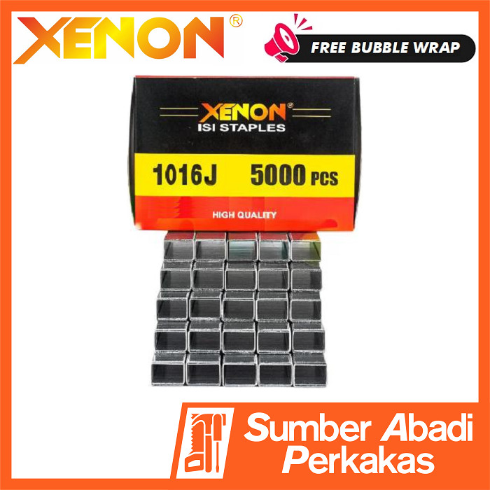 Jual XENON 1016J Isi Staples Mesin Paku Tembak U Mata Air Nailer Nail ...
