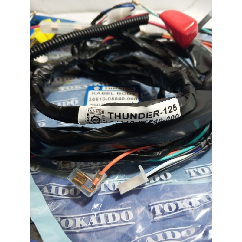 Jual Kabel body bodi THUNDER 125 NEW KICK ENGKOL STATER DOBEL STATER ...