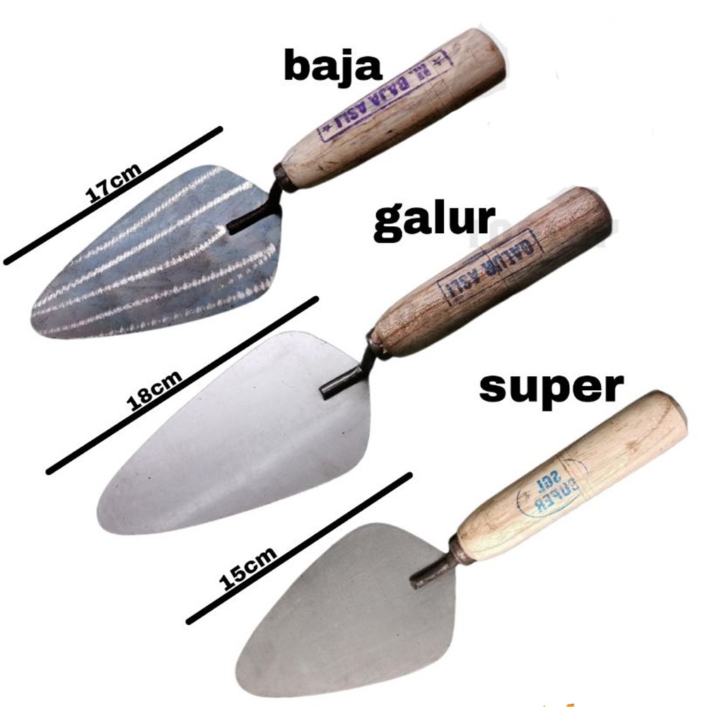 Jual Cetok Sendok Semen Galur Baja Super Cetok Tukang Sendok Bangunan ...
