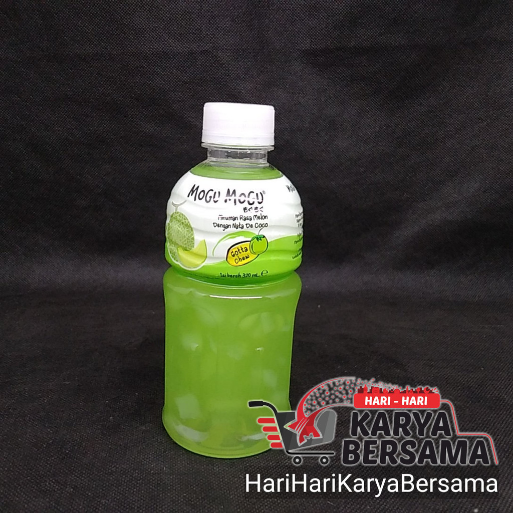 Jual MINUMAN RINGAN MOGU MOGU NATA DE COCO RASA MELON 320ML | Shopee ...