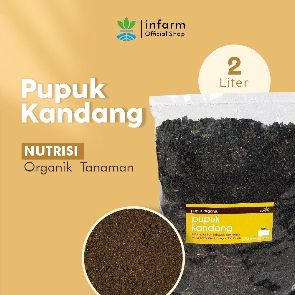Jual INFARM - Media Tanam Organik Pupuk Kandang Gratis Label Tanaman 2 ...