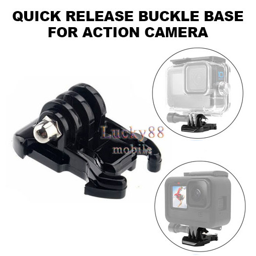 Jual Quick Release Buckle Base Clip Basis Mount Helmet Chest Strap For ...