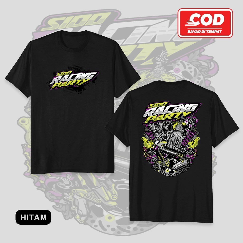 Jual Kaos Distro Motif RACING HEREX CERIA 1200M Kaos RACING START Viral ...