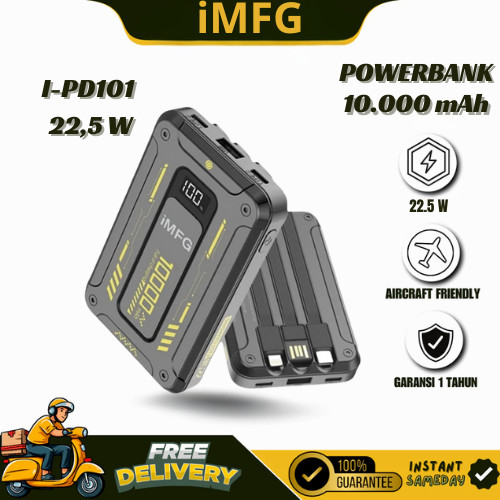 Jual iMFG I-PD101 Power Bank 10.000MAH 22,5W Fast Charging Flight ...