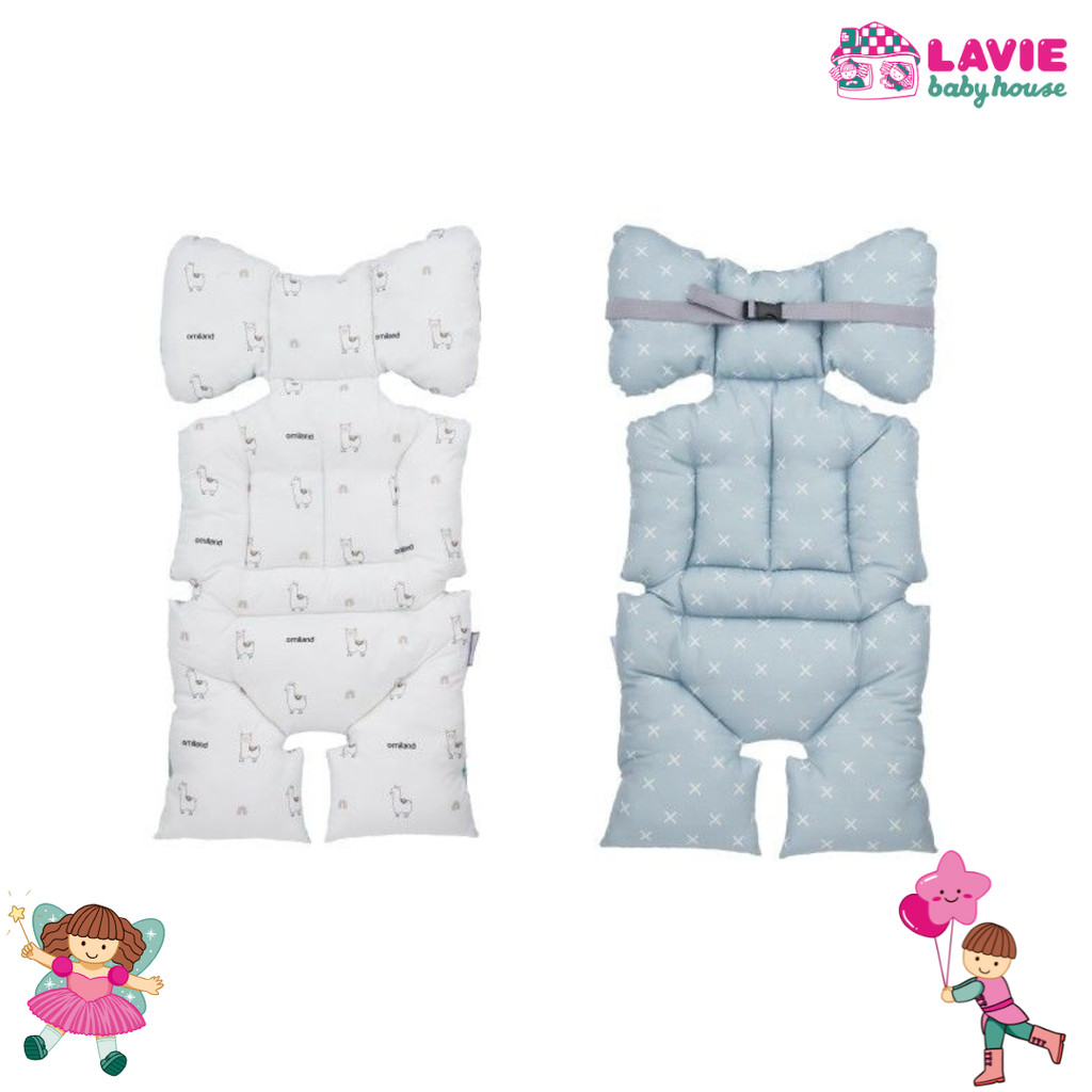 Jual Omiland Alas Stroller + Bantal Dot Bayi Alpaca Series – Set Alas ...