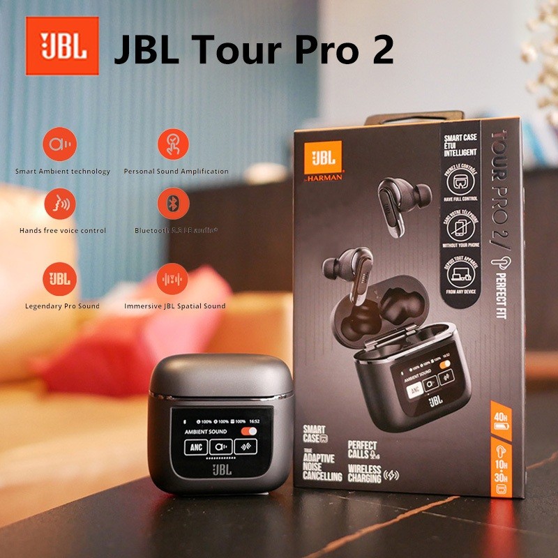 Jual Headset JBL Tur Pro 2 TWS Bluetooth LCD Touch Screen Wireless ...