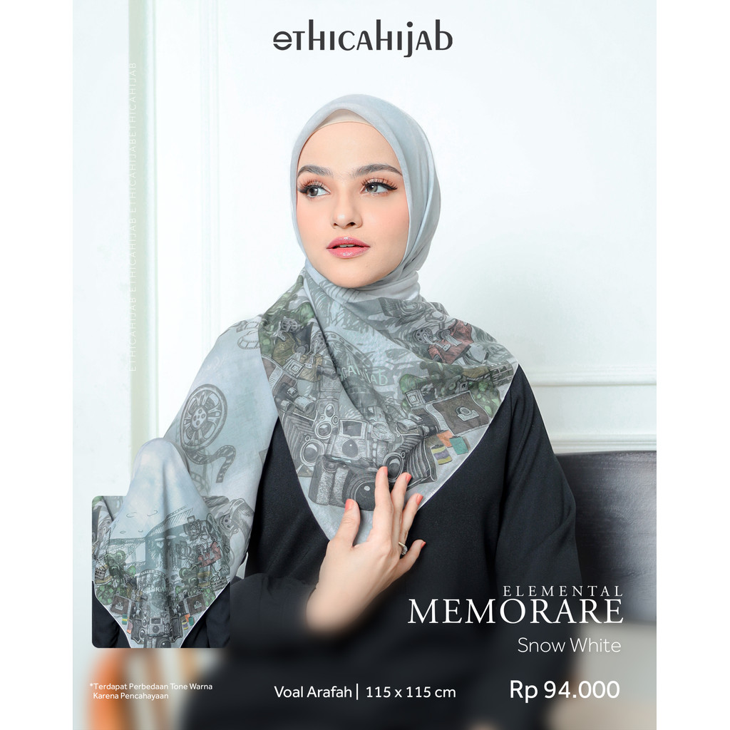 Jual Scraf Premium Motif Elemental Memorare Hijab Segiempat Simple By ...