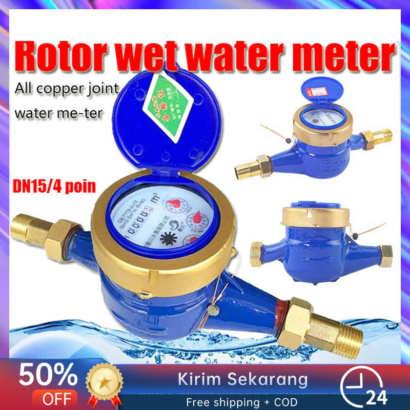 Jual Meteran Air Meteran Air Besi Meteran Air Rumah Tangga Meteran Air Dingin Basah Tipe Rotor ...