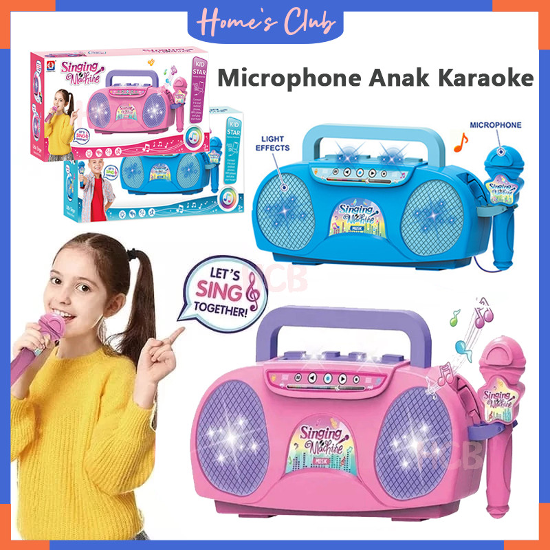 Jual Mic Karaoke Mainan Anak Music Little Singer Mic Radio Karaoke Anak ...