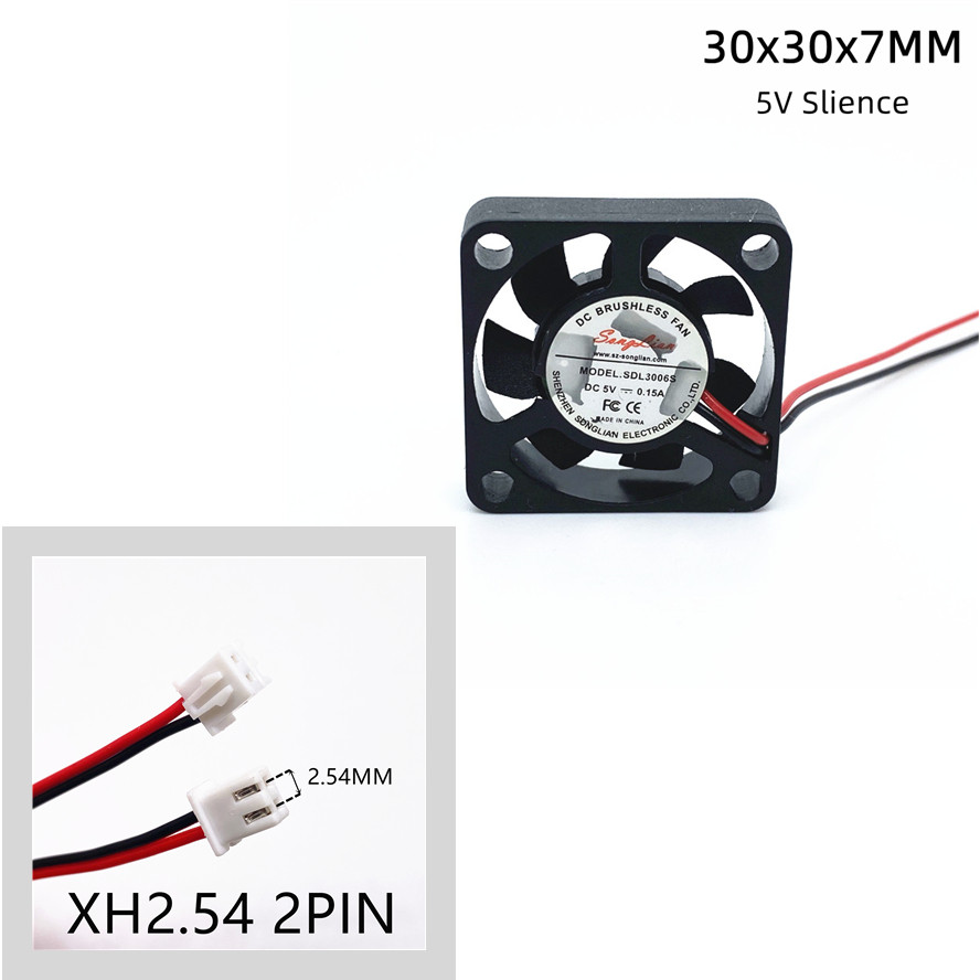 Jual New 3006 3007 3CM 30x30x7mm Cooling Fan 30MM Ultra Thin Fan 5v 0 ...