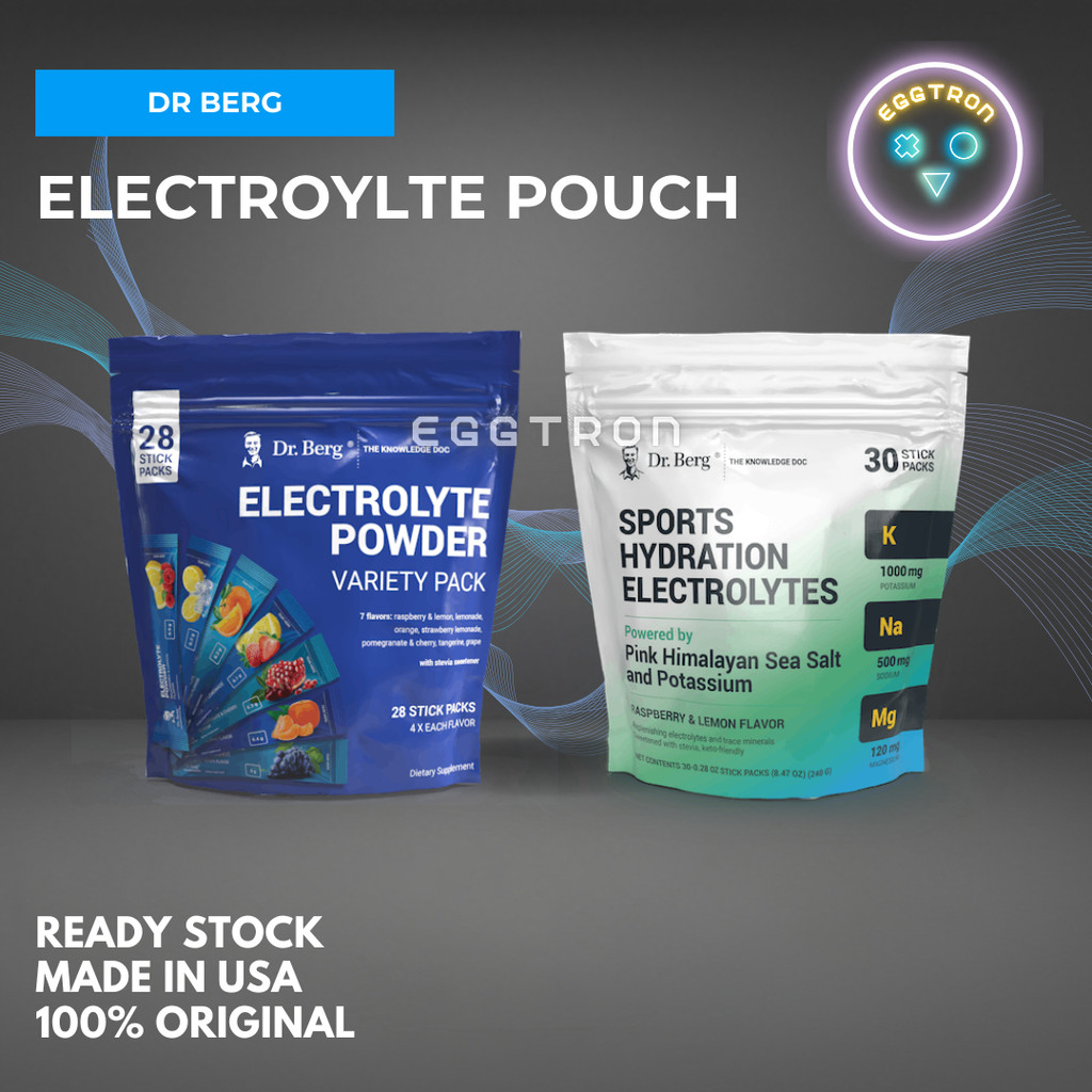 Jual Electrolyte Powder Sachet Dr Berg Sport Hydration Electrolytes ...