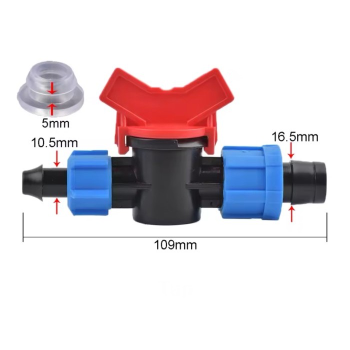Jual Drip Tape Offtake Valve 16mm Double Lock | Shopee Indonesia