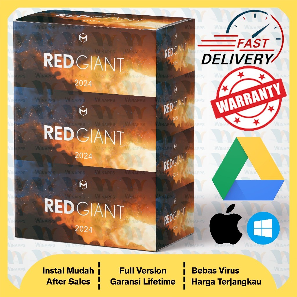 Jual WIN MAC Red Giant Collection 2024 - Magic Bullet Trapcode Suite Universe VFX Suite Full ...