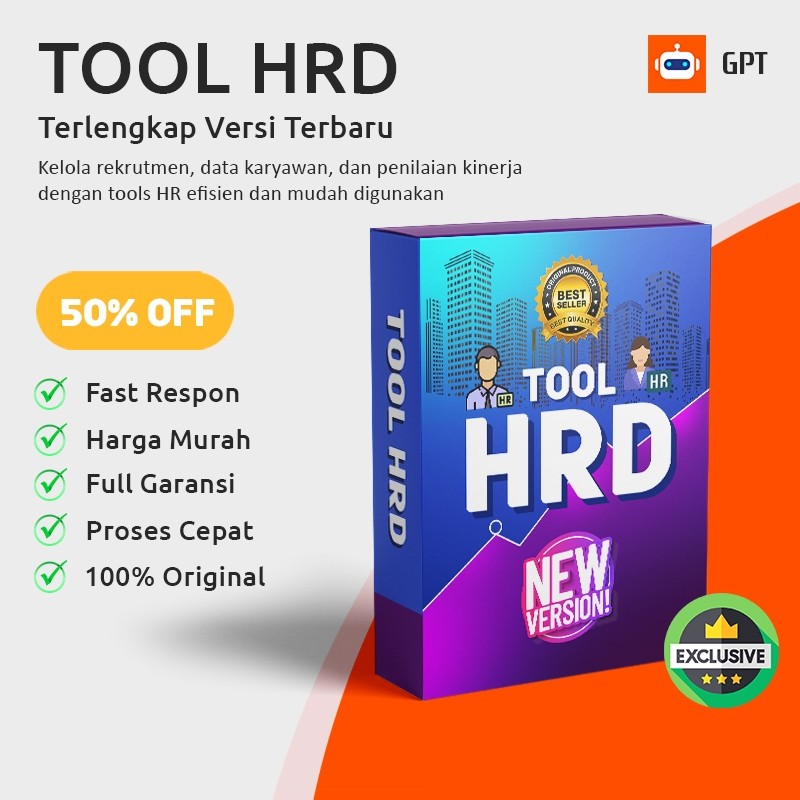 Jual Tool HRD & GA TERLENGKAP Versi Terbaru – Solusi Praktis untuk ...