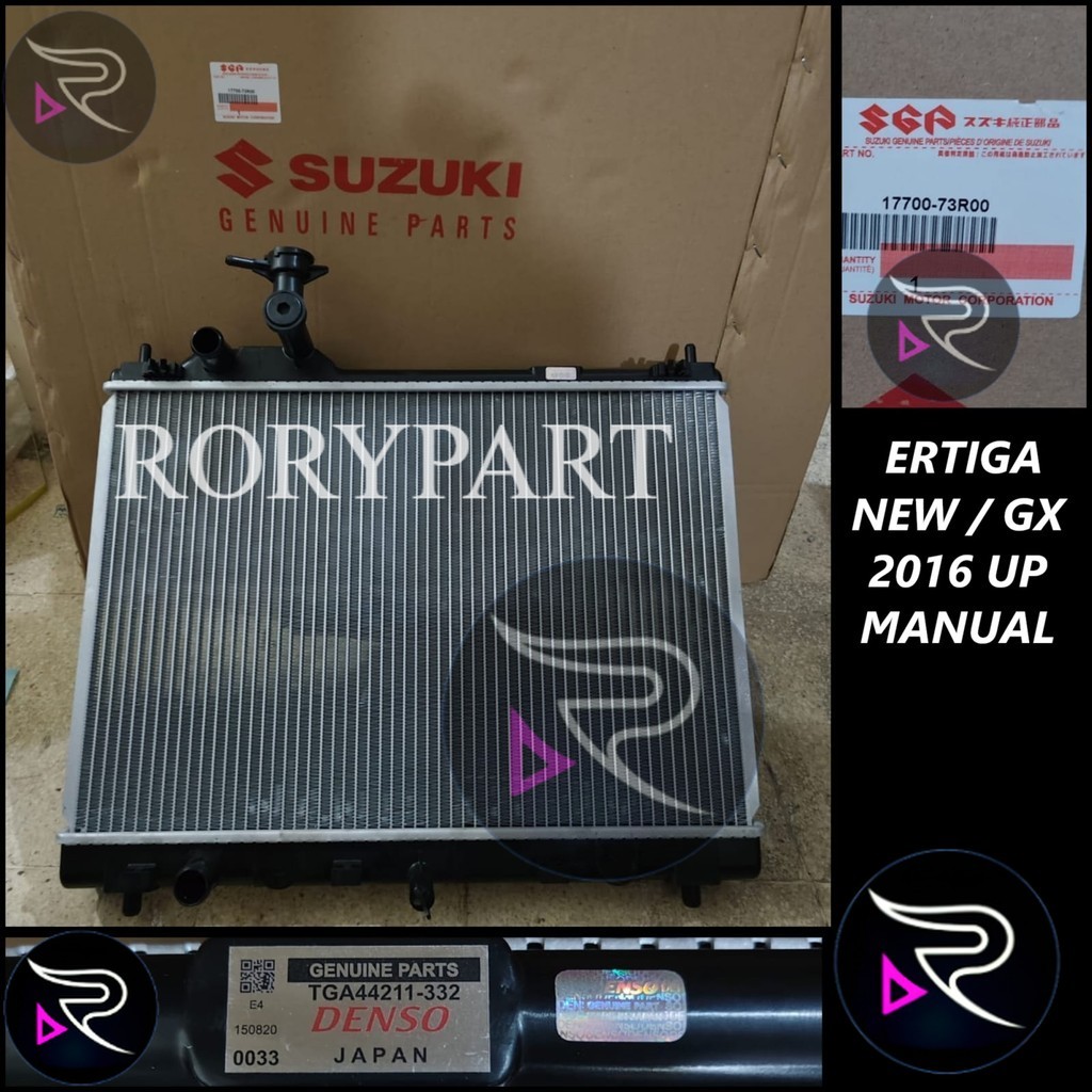 Jual RADIATOR ASSY SUZUKI ERTIGA NEW MANUAL 2016 UP / NEW BALENO 2018 ...