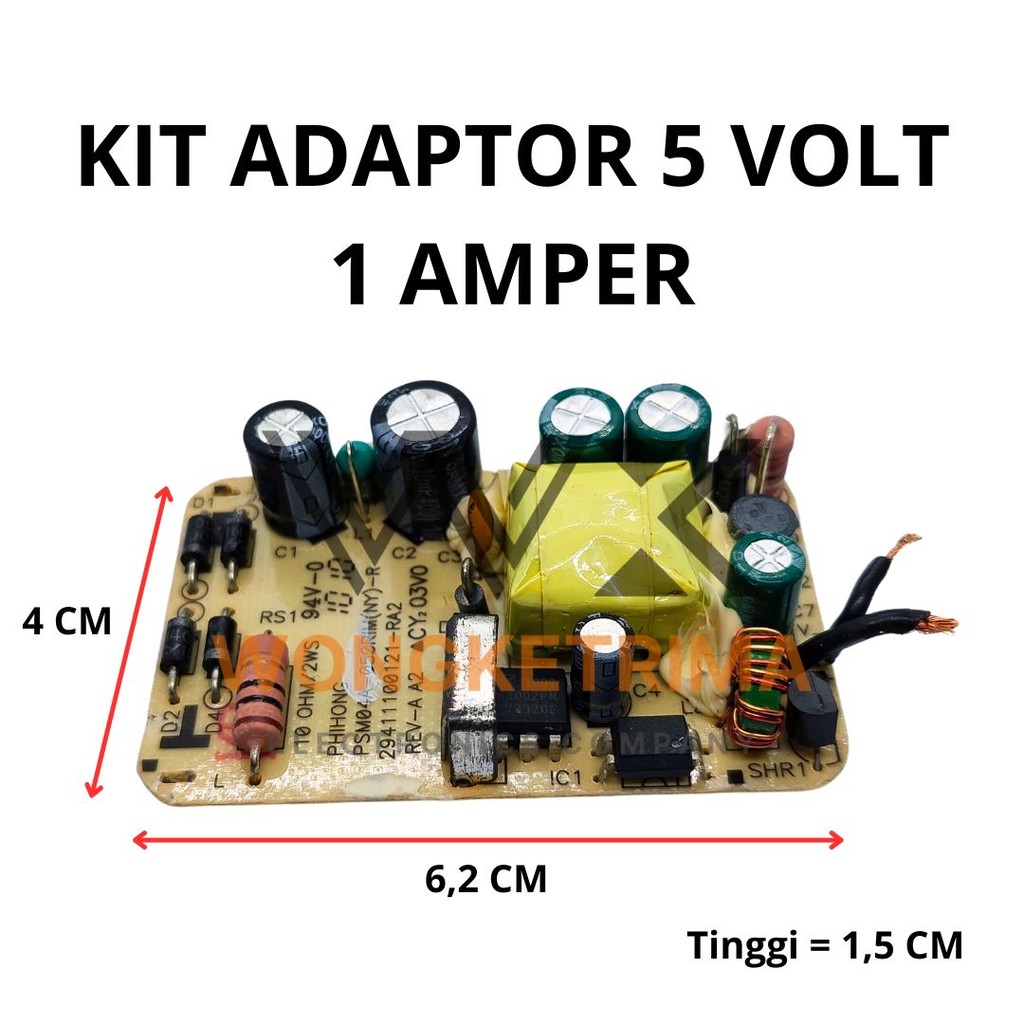 Jual KIT ADAPTOR 5 VOLT 1 AMPER | Shopee Indonesia
