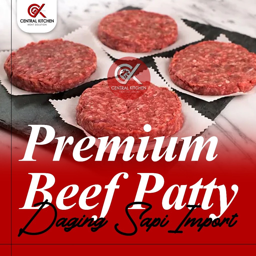 Jual Wagyu Beef Patty Burger Premium / Daging Sapi Hamburg Steak 100Gr ...