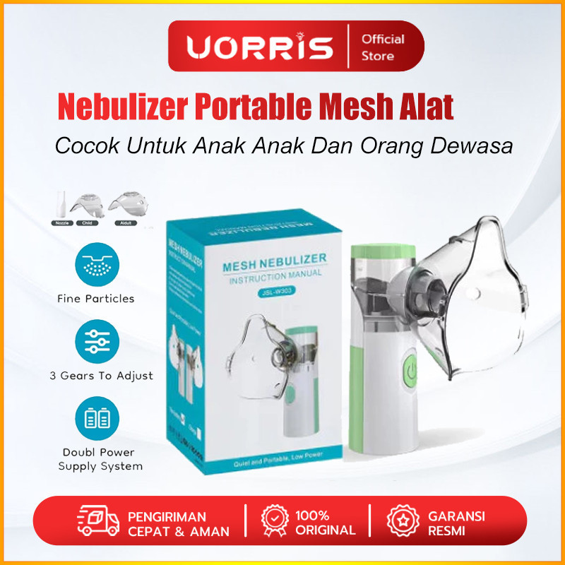 Jual UORRIS Nebulizer Portable Alat Nebulizer Anak Mesh Alat Uap Bantu ...