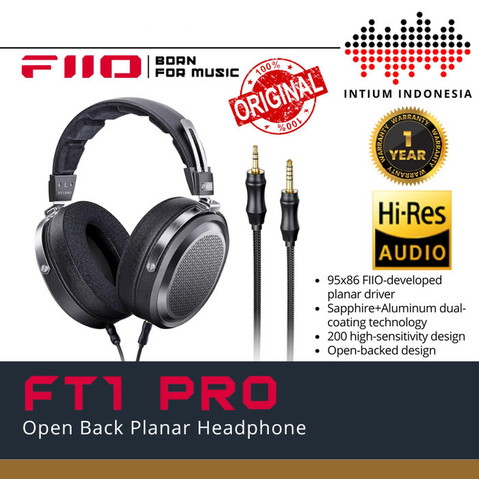 Jual FiiO FT1 PRO / FT-1 PRO / FT 1 PRO Open Back Planar Magnetic Wired Hi-Fi Headphones ...